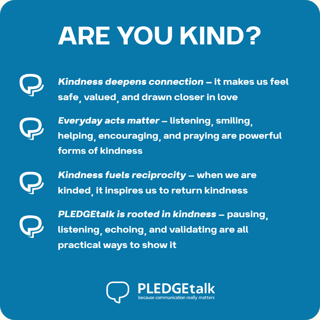 Are You Kind? - PLEDGEtalk